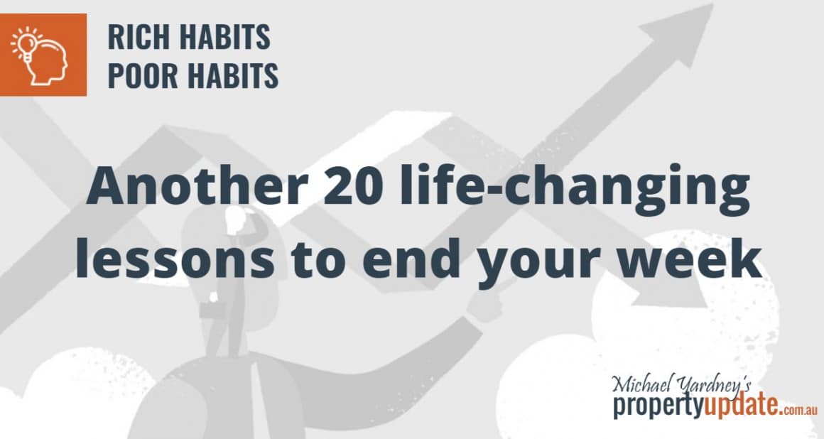 20 life changing lessons to start your week