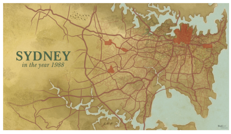 Sydney’s 250-year-old evolution in 11 maps