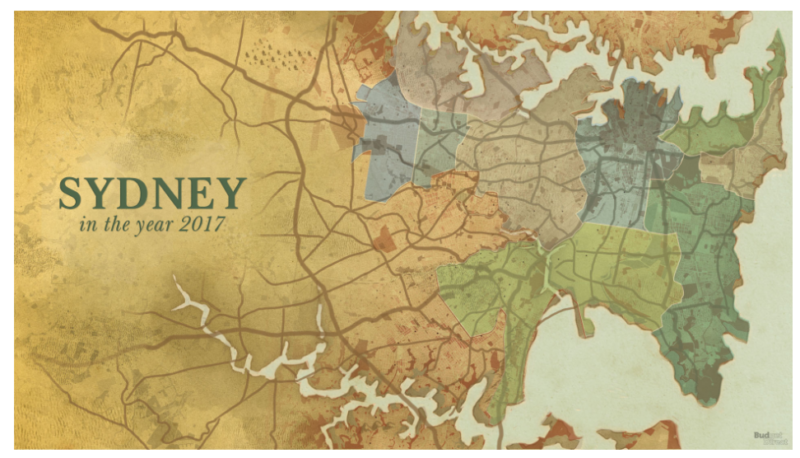 Sydney’s 250-year-old evolution in 11 maps