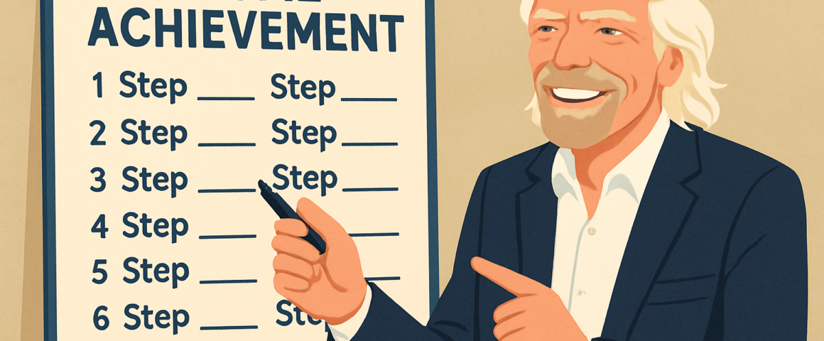 Richard Branson’s 10 Steps on how to achieve your goals